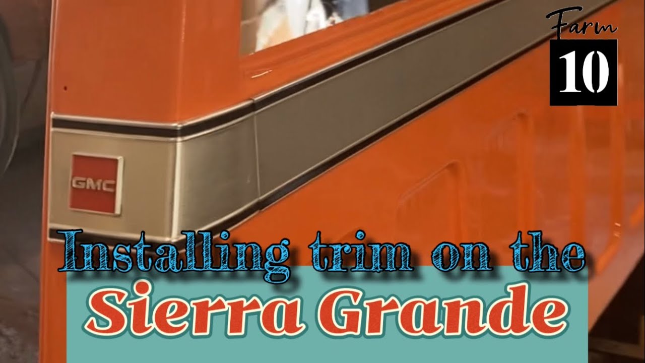 Installing cab trim on the 78’ GMC Sierra Grande square body. C10 ...