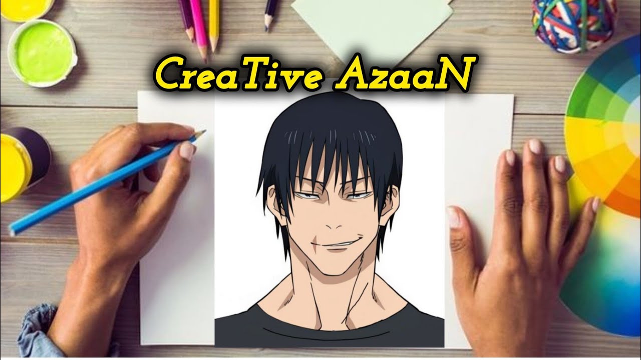 How to Draw Toji Fushiguro - Easy Drawing step by step - Pencil Sketch ...