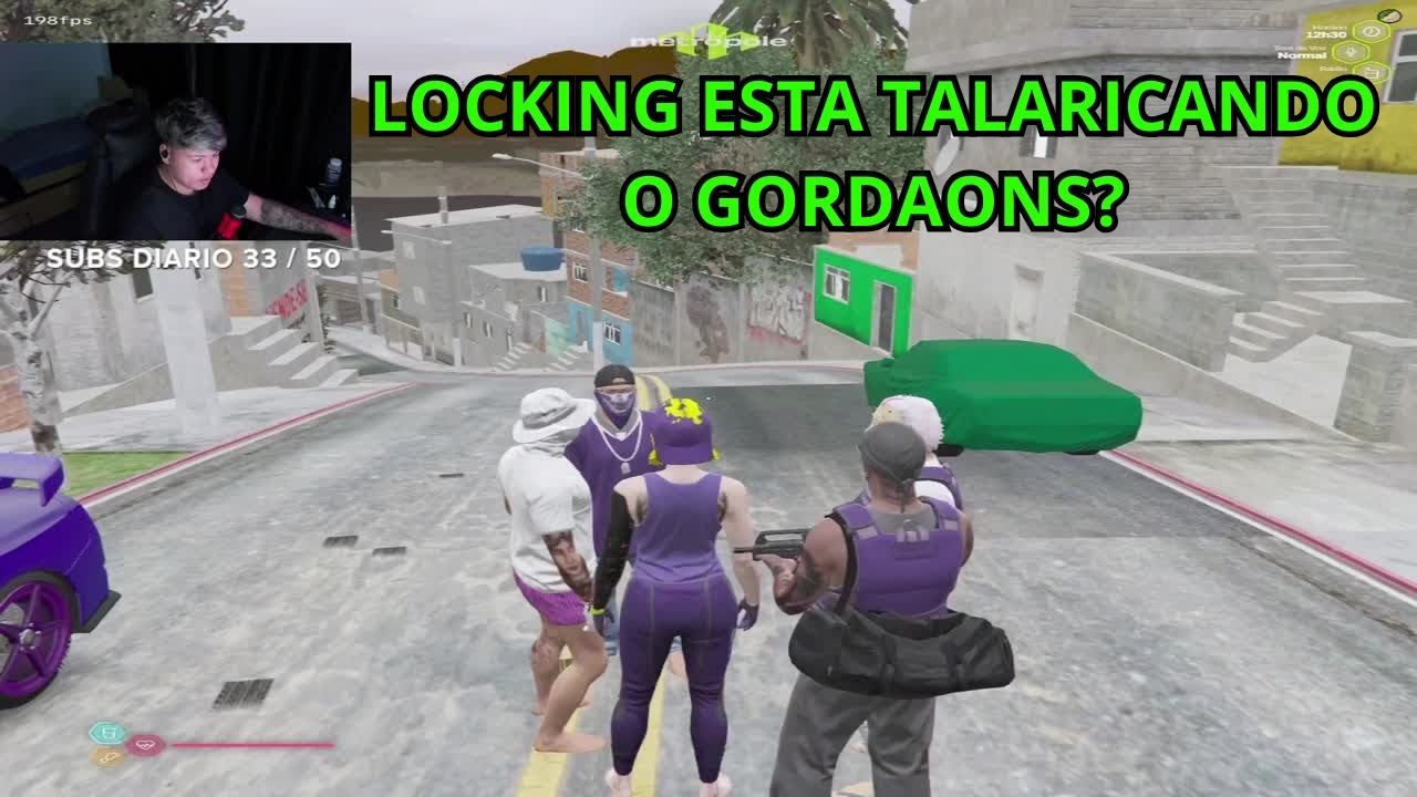 LOCKING ESTA TALARICANDO O GORDAONS GTA RP - YouTube