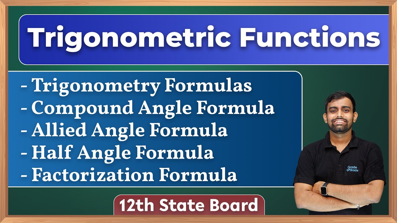 TRIGONOMETRY FORMULAS | CLASS 11 & 12 | Maharashta State Board ...