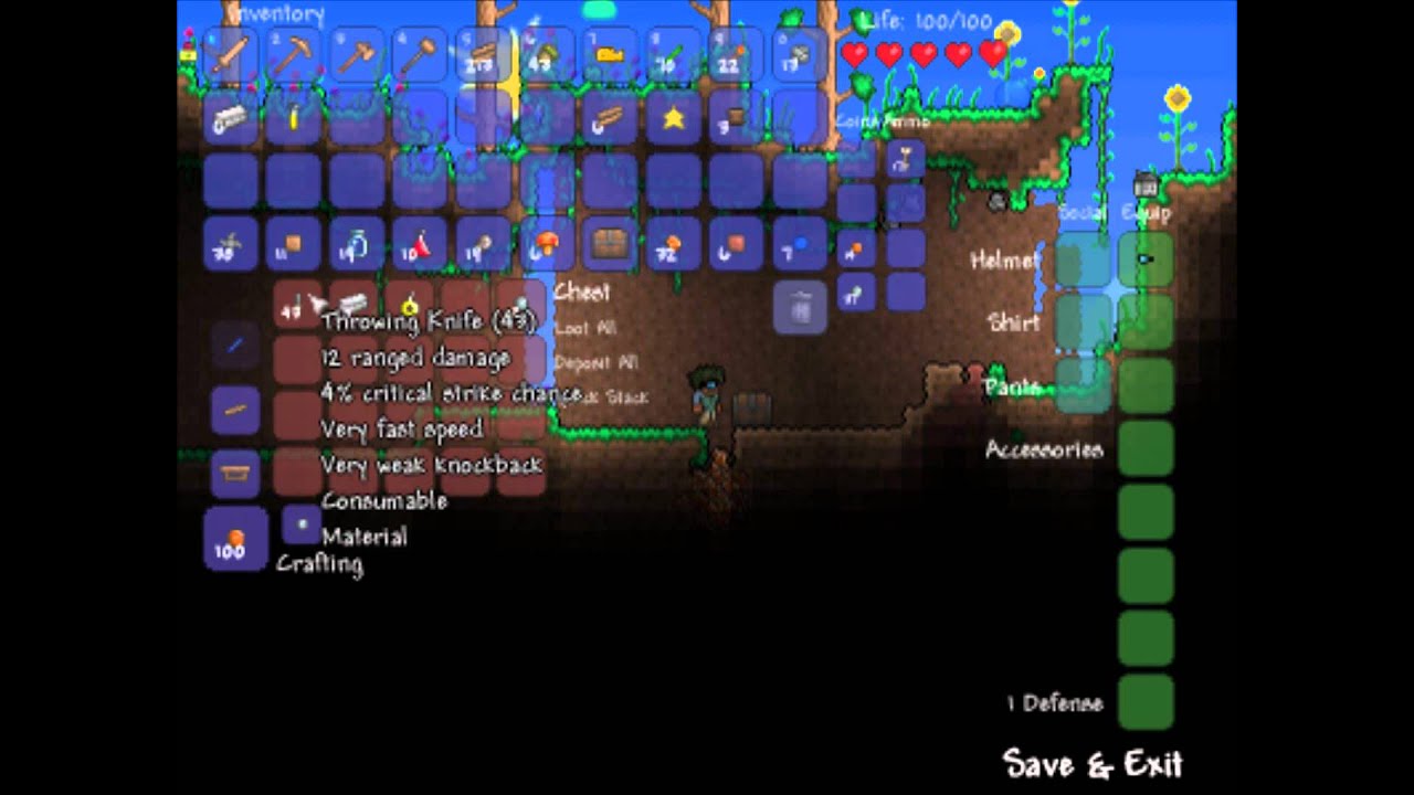 Dan Plays Terraria Episode 3:Corruption Dance Party - YouTube
