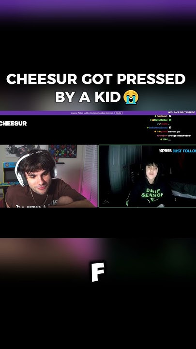 CHEESUR GOT PRESSED BY A KID😭 #cheesur #cheesurclips #cheesurlive # ...