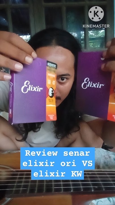 Review senar gitar akustik elixir ORI vs elixir kw. #elixir #phosphorbronze #senarelixir # ...