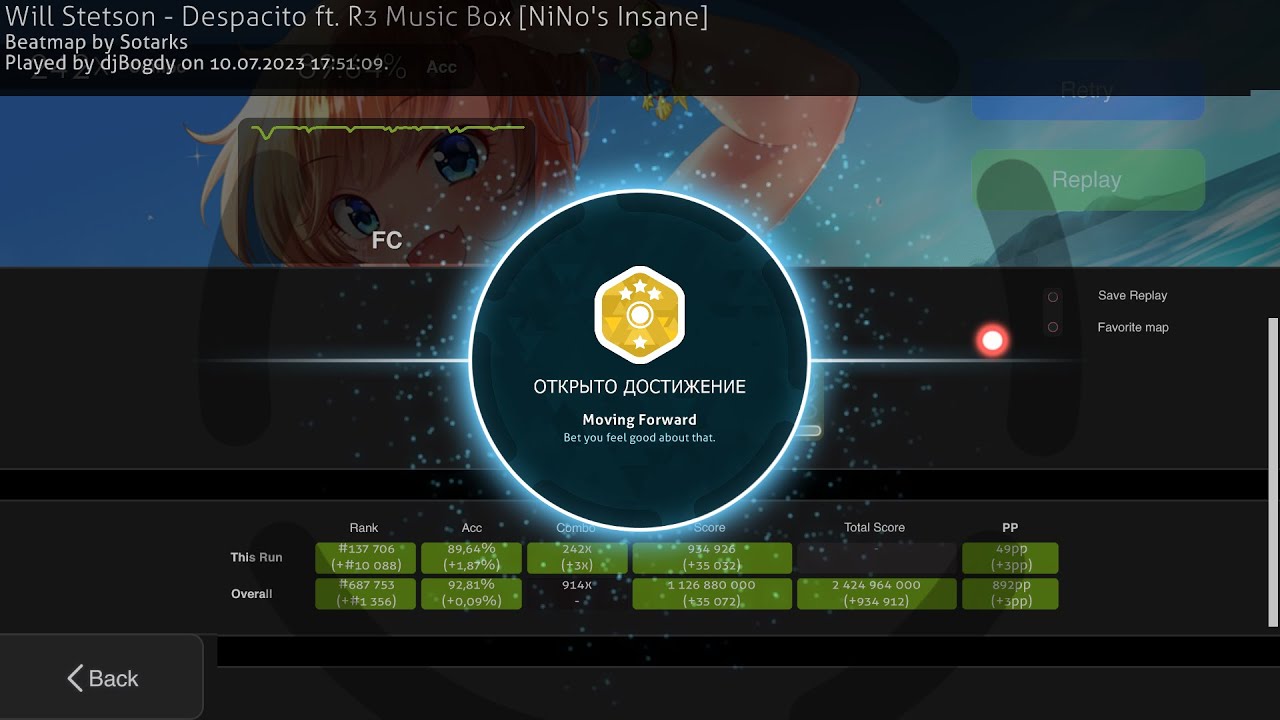 osu! Despacito ft. R3 Music Box 4.14 star (FC) - 89.64% - YouTube