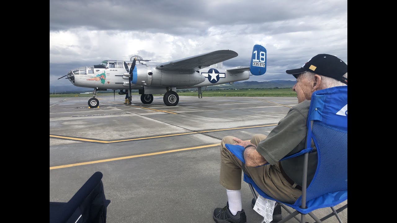 First Time Flying In A B-25 Since 1945! - YouTube