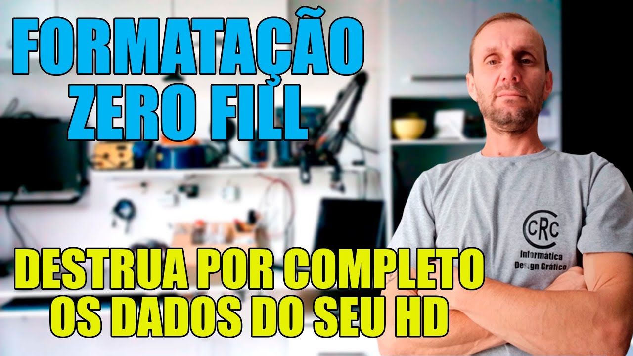 FORMATAÇÃO ZERO FILL - DESTRUA POR COMPLETO OS DADOS DO SEU HD - YouTube