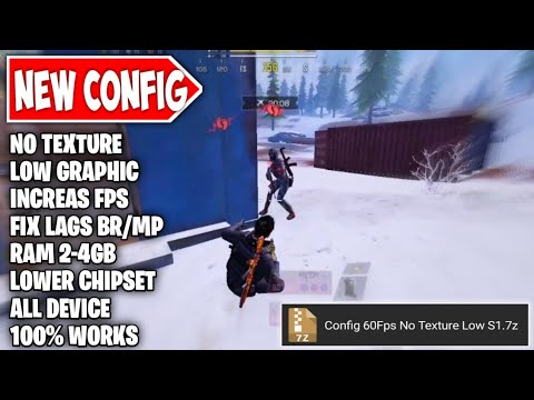 CONFIG 60FPS NO TEXTURE & LOW GRAPHIC IN COD MOBILE | FIX LAGS BR/MP ...