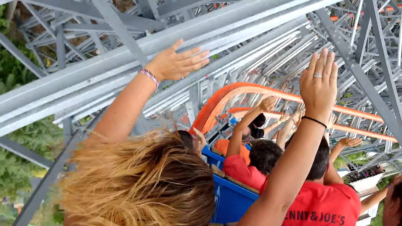 Wicked Cyclone - Six Flags New England HD POV - YouTube