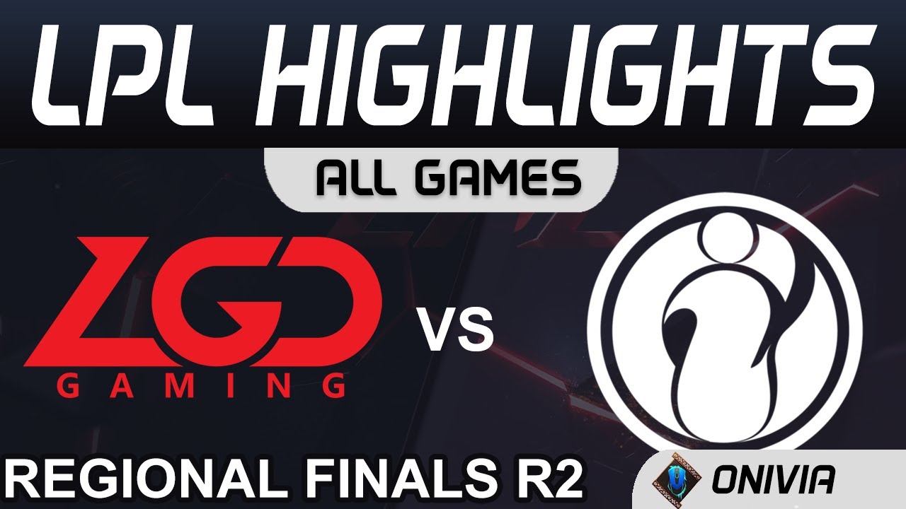 LGD vs IG Highlights ALL GAMES Round 2 LPL Regional Finals 2020 LGD Gaming vs Invictus Gaming by ...