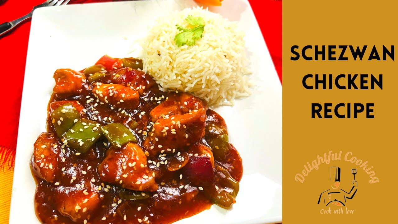 Schezwan Chicken Recipe | How to make Schezwan chicken | Schezwan Sauce ...