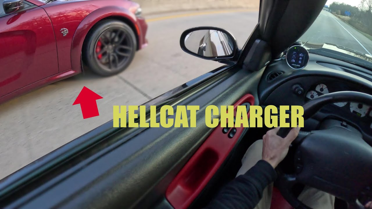 Hellcat Charger Pulls Up! (pov#4) - YouTube