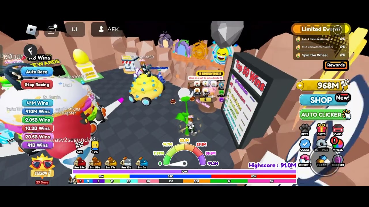 #Roblox racer click top1 - YouTube