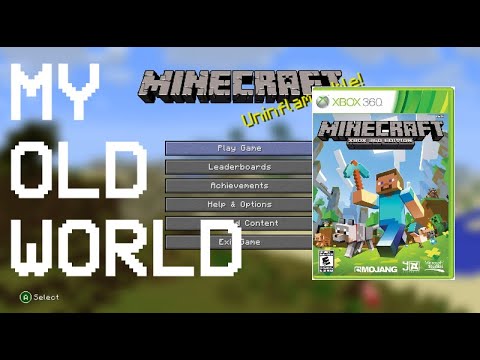 Visiting my old Minecraft Xbox 360 world from 5 years ago - YouTube
