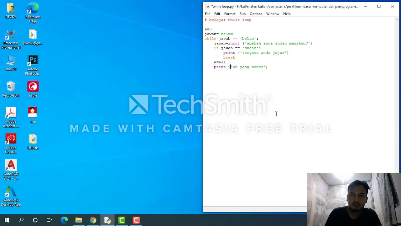 belajar while loop part 2 - YouTube