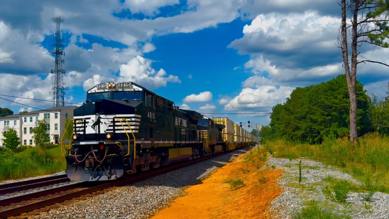 NS 283: NS 4915 4790 Duluth GA - YouTube