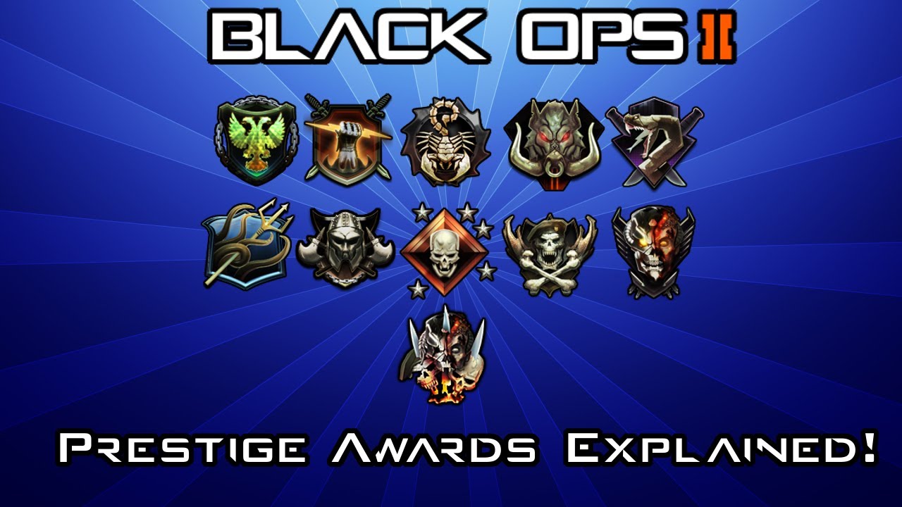 Black Ops 2 Prestige Awards - Explained - YouTube