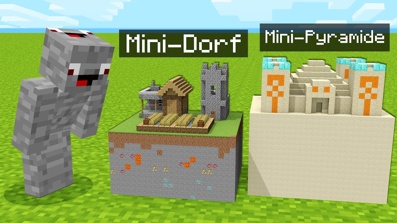 ich CRAFTE MINI CHUNKS in Minecraft ! - YouTube