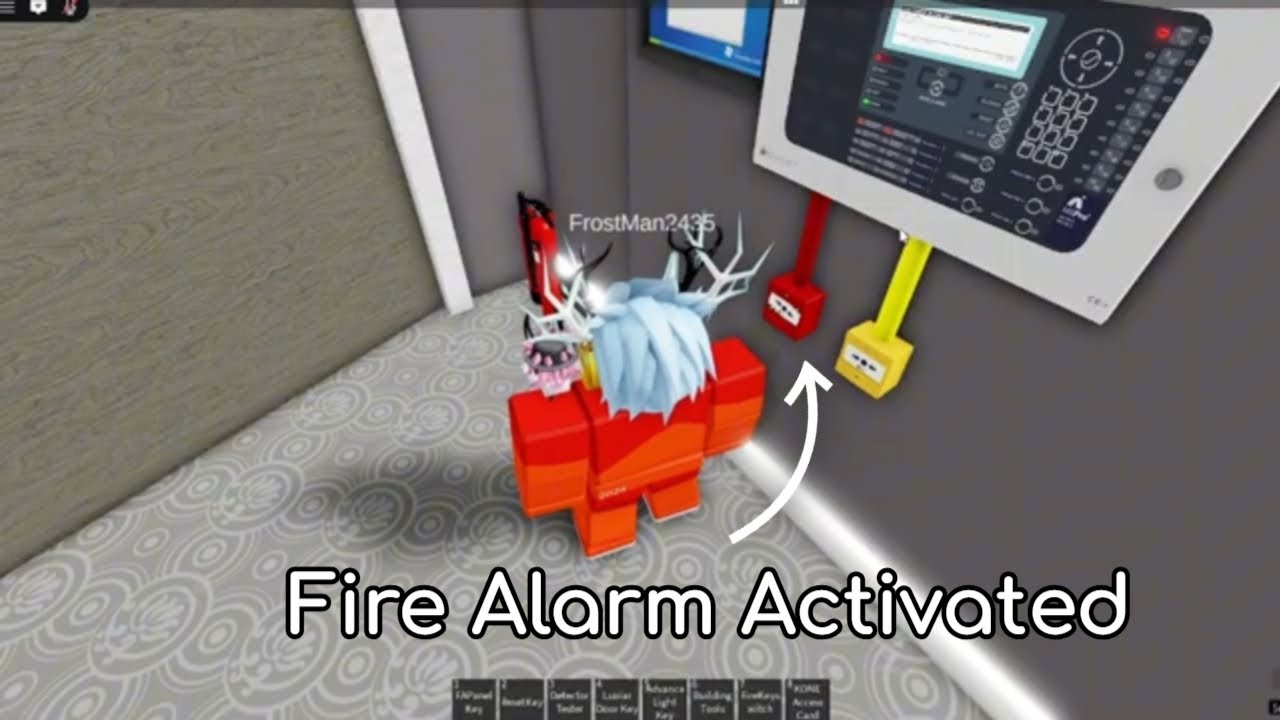 What Happens When You Set Off The Fire Alarm In Roblox? - YouTube