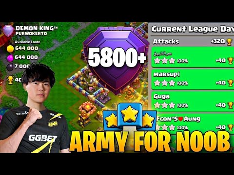 ARMY FOR NOOB PLAYERS ( ZERO SKILLS AMRY ) UNSTOPPABLE HITS +320 DAILY ...