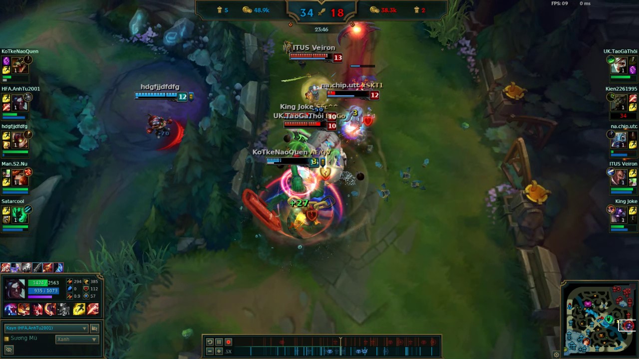Highlights nhỏ Kayn ''Pentakill'' - YouTube