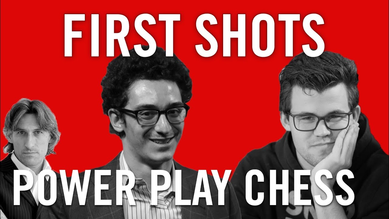 Caruana vs Carlsen - First Shots | Round 1 | Grenke Chess Classic 2018 ...