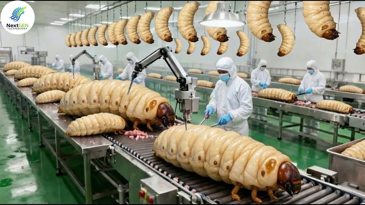 Inside a Modern Dried Coconut Worm Factory: From Live Coconut Worms to ...