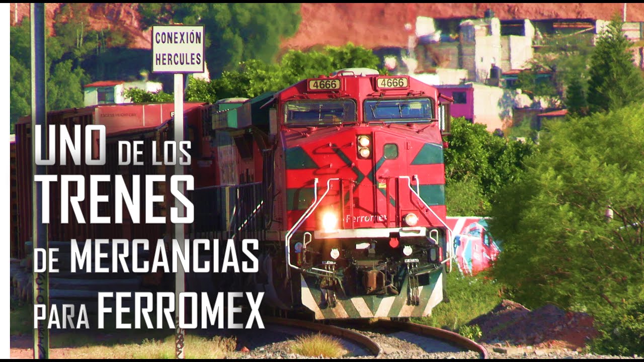 asi es uno de los Trenes mercantiles en Ferromex... trae vagones nuevos - YouTube
