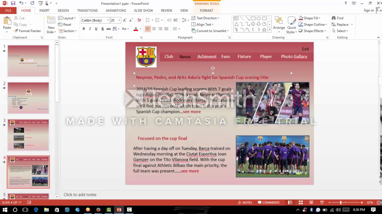 How to Add Slidebar Menu in Microsoft Powerpoint - YouTube