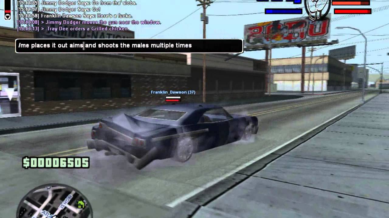 [C-roleplay.com] Palm and Oak Crips (POC) Drive by - YouTube