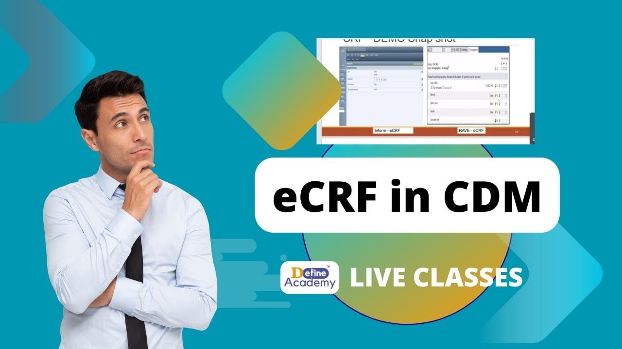 eCRF in clinical data management | Define Academy | CDM Class - YouTube