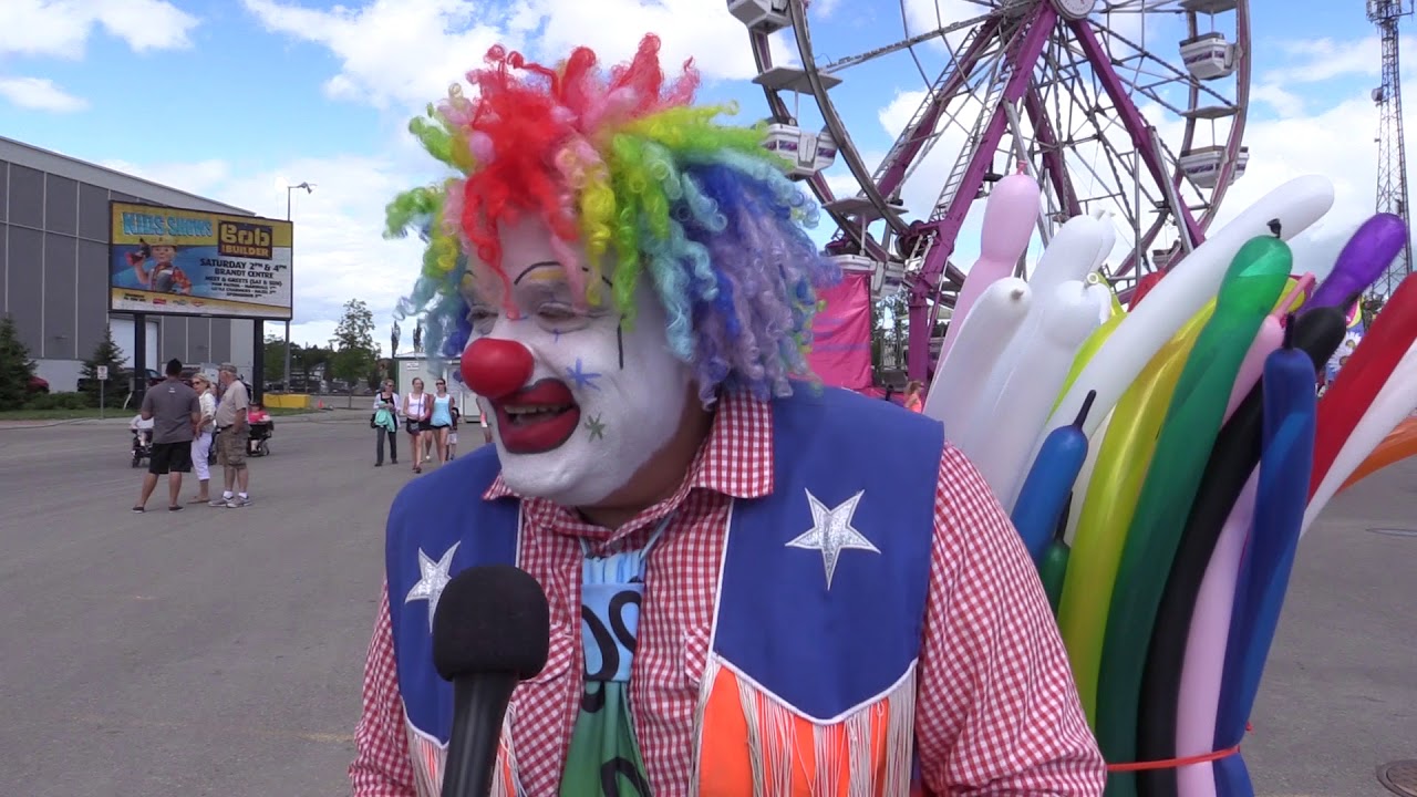 Doo Doo the clown is alive and well at Queen City Ex - YouTube