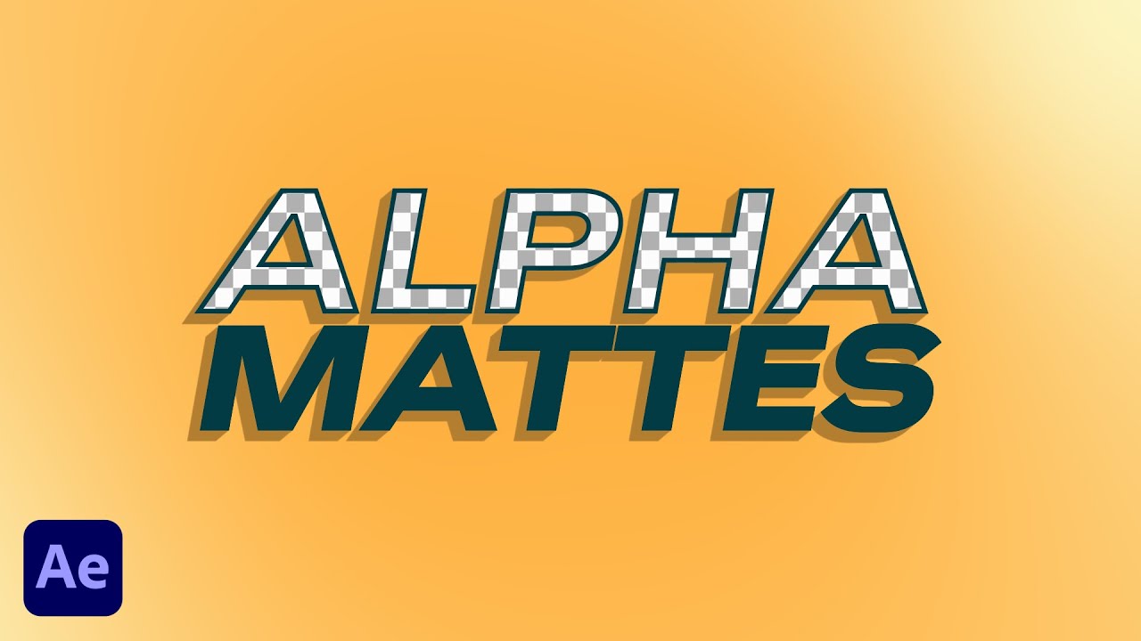 2 Formas de Criar um "Alpha Matte" no After Effects em 1 MINUTO #shorts ...