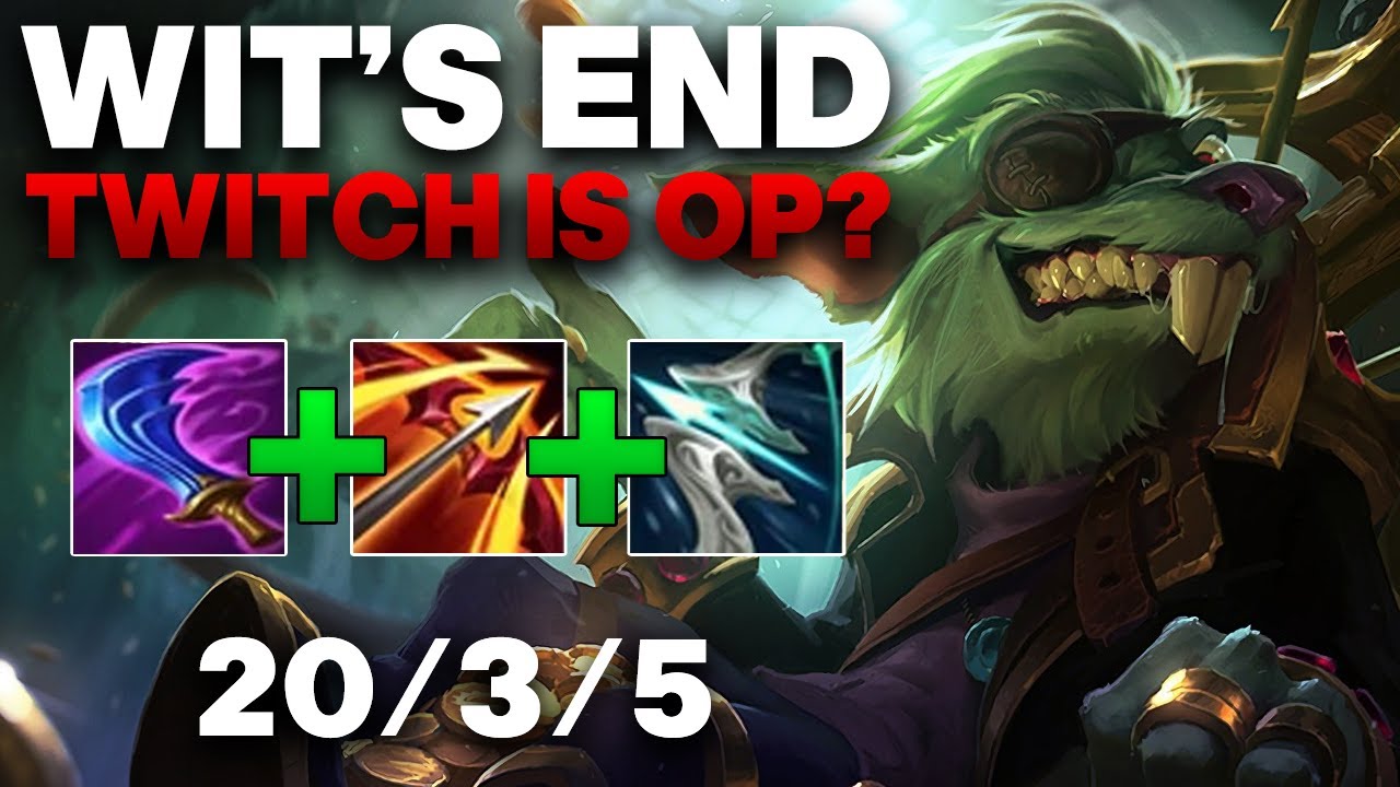 Twitch ADC Gameplay - The New Korean Twitch Build Tearing Up Solo Queue ...