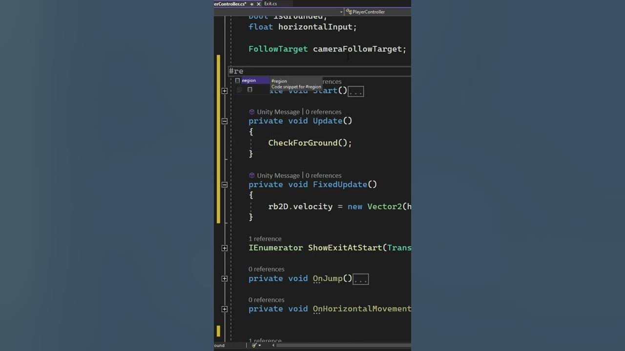 REGIONS in C# - YouTube