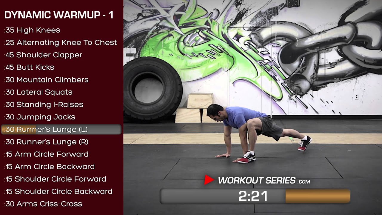 Dynamic Warmup 1 [Your 7 Minute Warm Up Workout] - YouTube