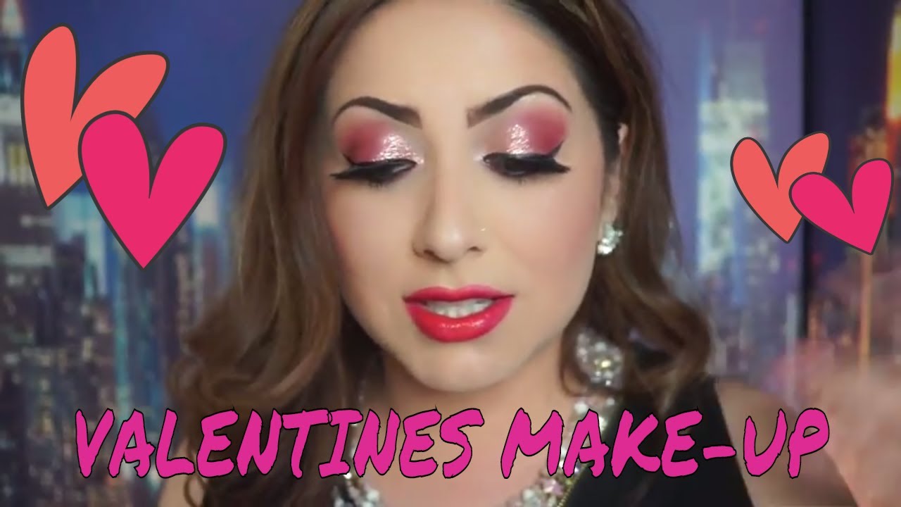 VALENTINE'S MAKE-UP LOOK - YouTube
