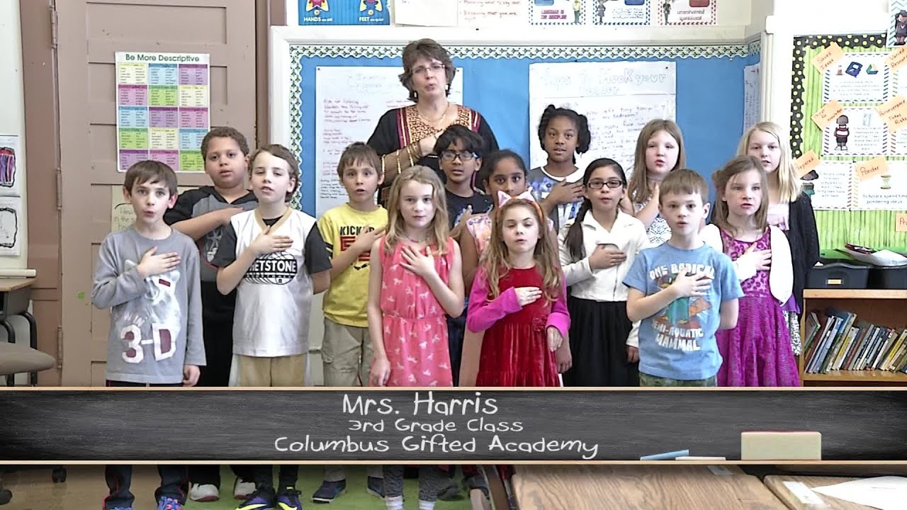 Mrs. Harris 3rd Grade Class: Columbus Gifted Academy - YouTube