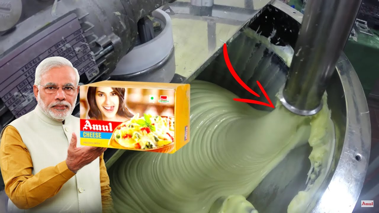 देखिये Factory में कैसे बनाया जाता है amul cheese | an Incredible Food ...