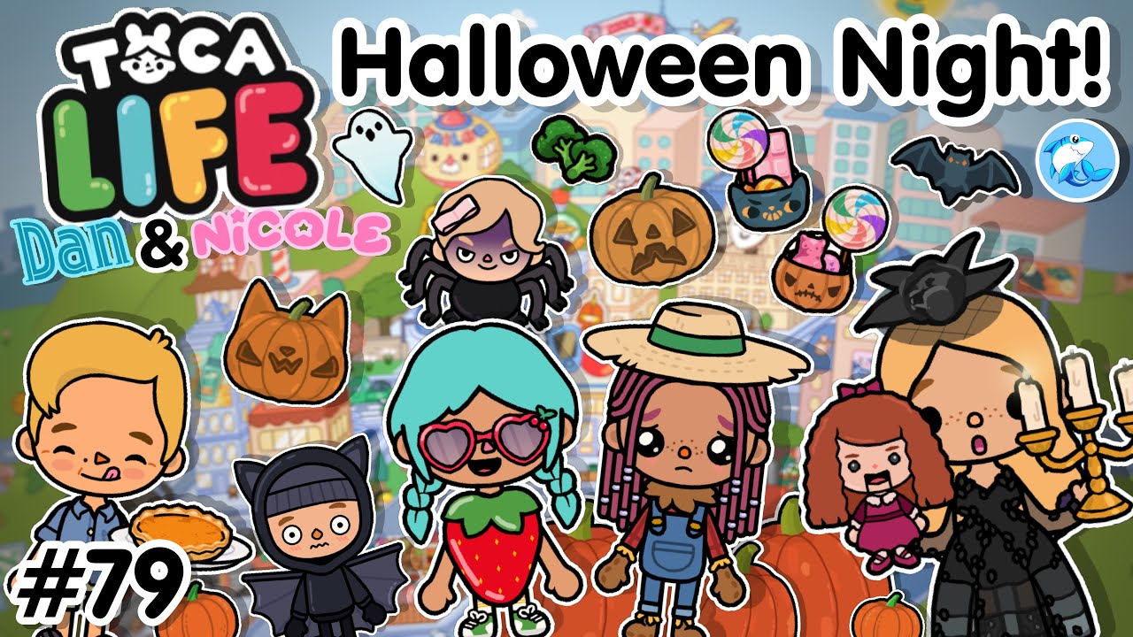 Toca Life City | Halloween Night!? #79 (Dan and Nicole series) Toca ...
