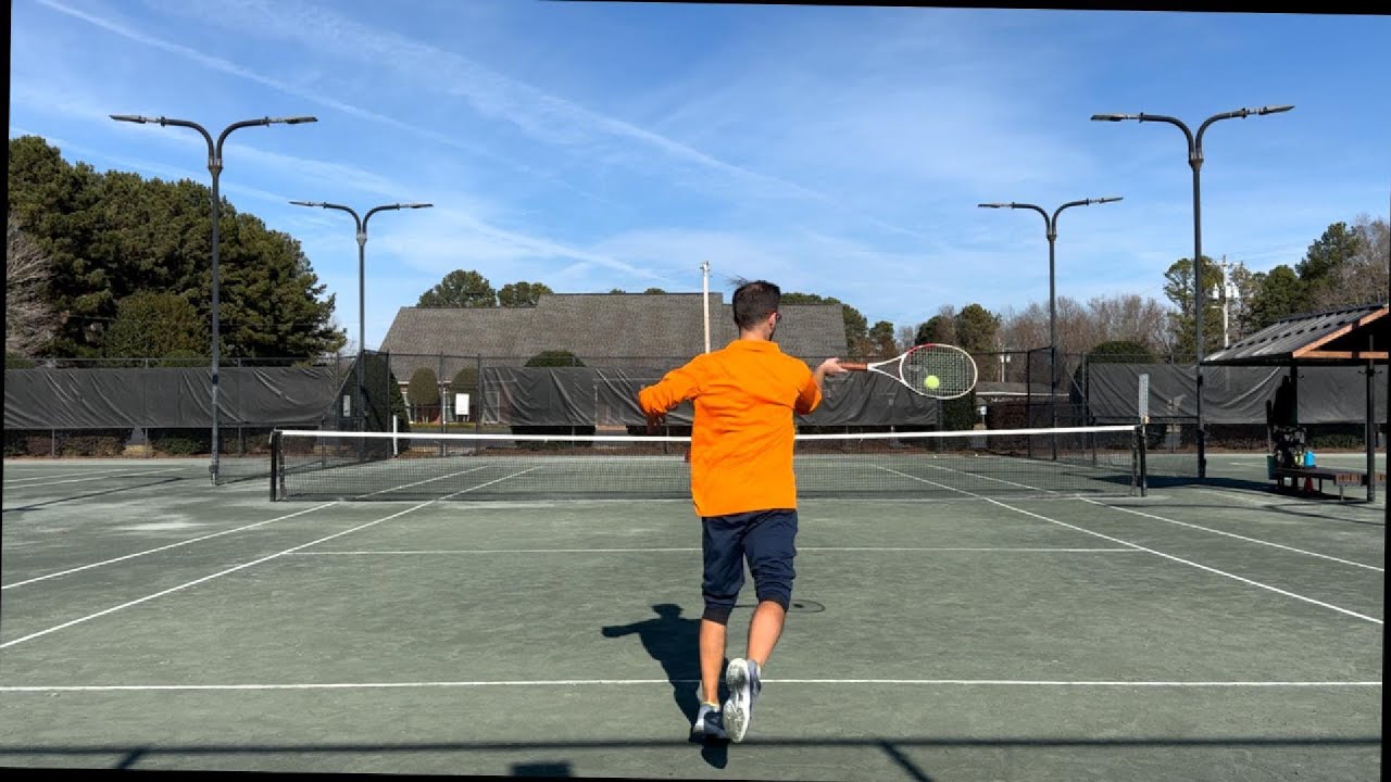 Ground stroke practice on forehand and backhand. - YouTube