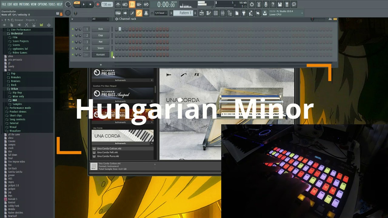 Akai Fire - Note Modes & Scales + Demo (Improvised Beat) - YouTube