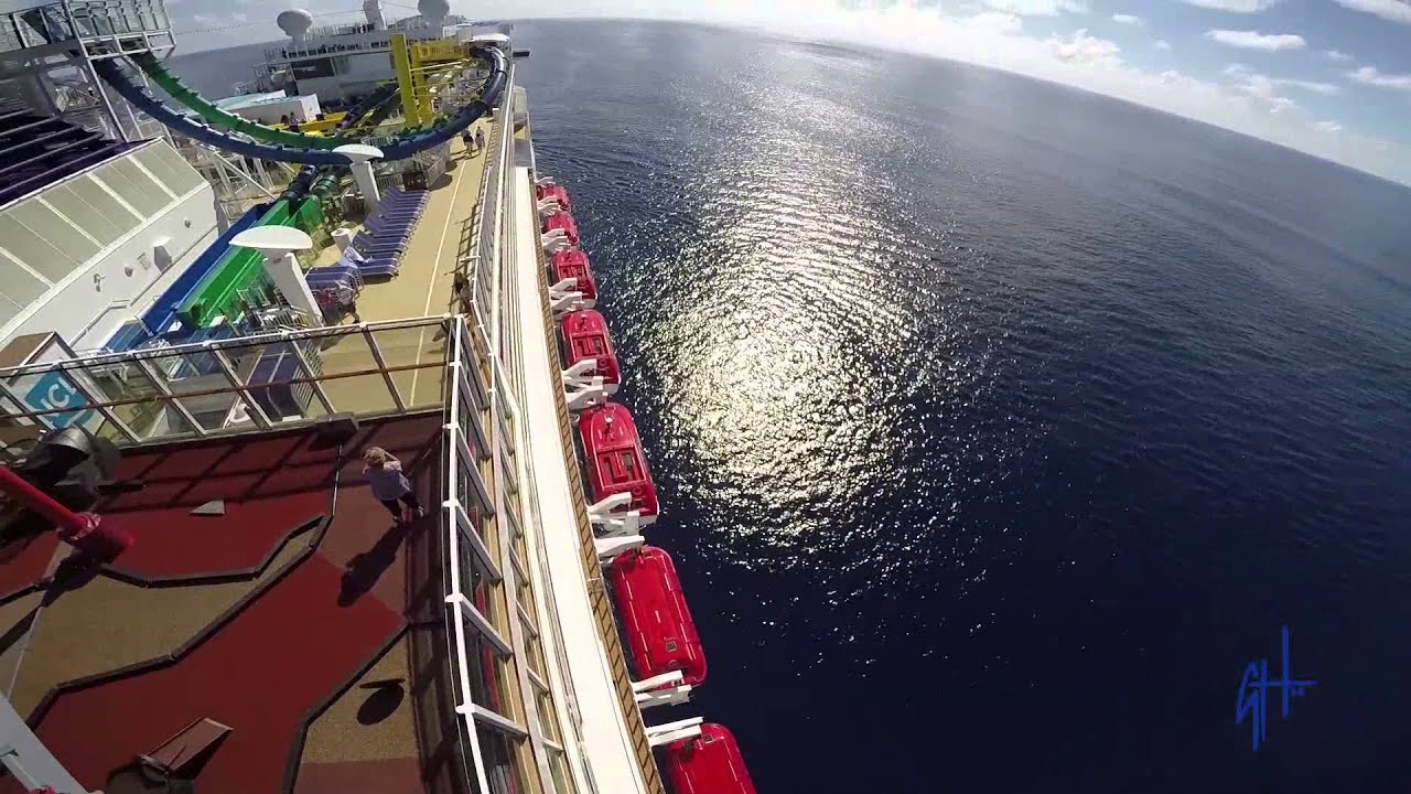 Norwegian Escape: Ropes Course, Plank and Zip Line! - YouTube