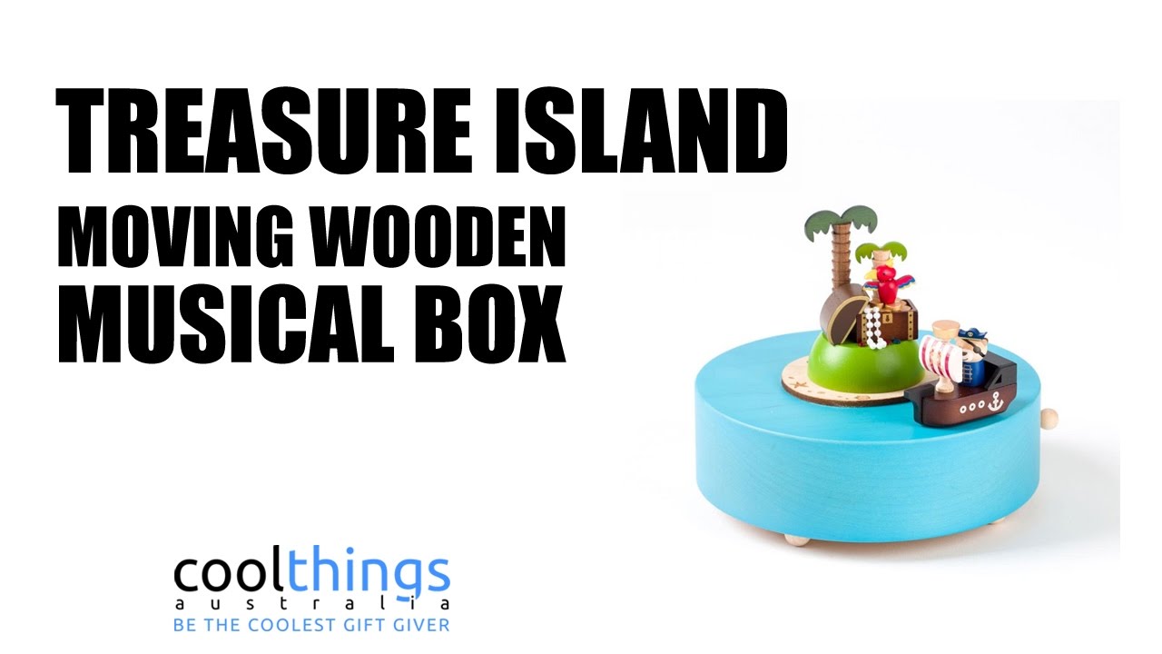 Treasure Island Wooden Musical Box - YouTube