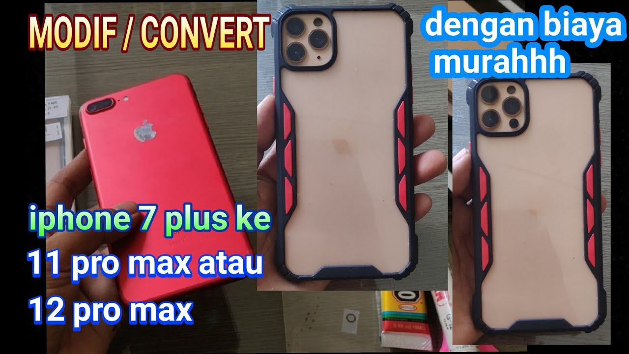 modif / convert iphone 7 plus 8 plus ke iphone 11 pro max || iphone 12 ...