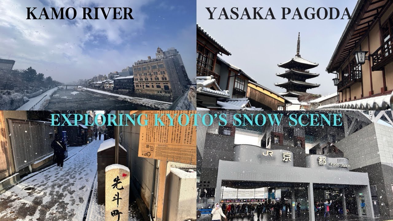 Strolling through a rare Kyoto snow scene- a completely transformed ...