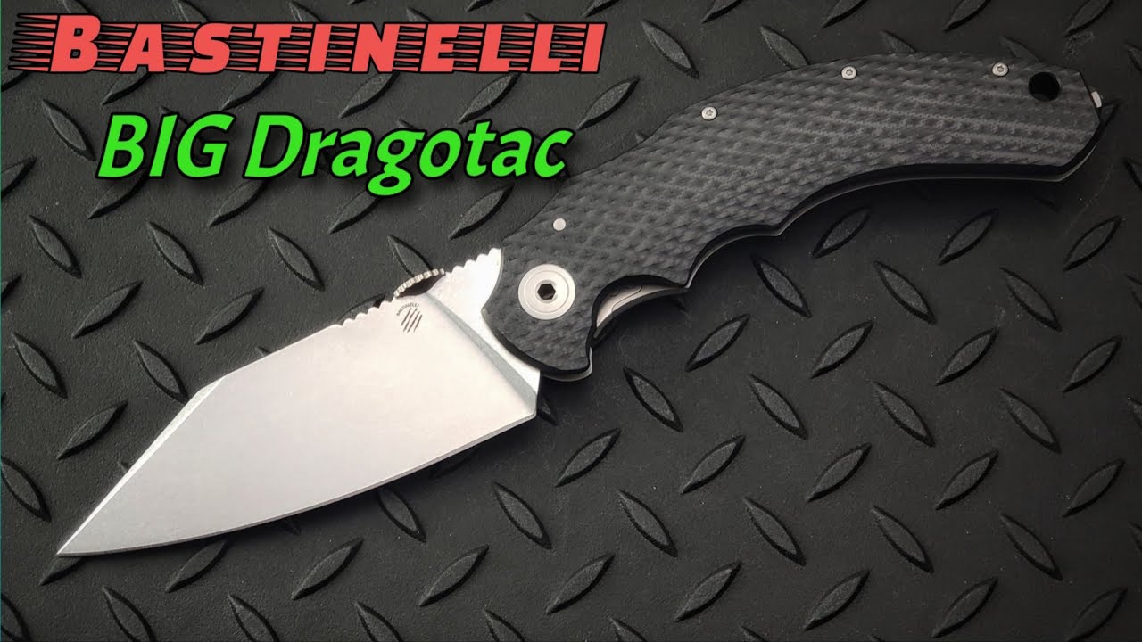 Bastinelli "New" BIG Dragotac Tactical Folder Blade - YouTube