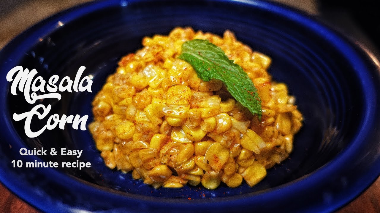 STREET STYLE CORN CHAT | HOW TO MAKE MASALA CORN RECIPE IN HINDI ...