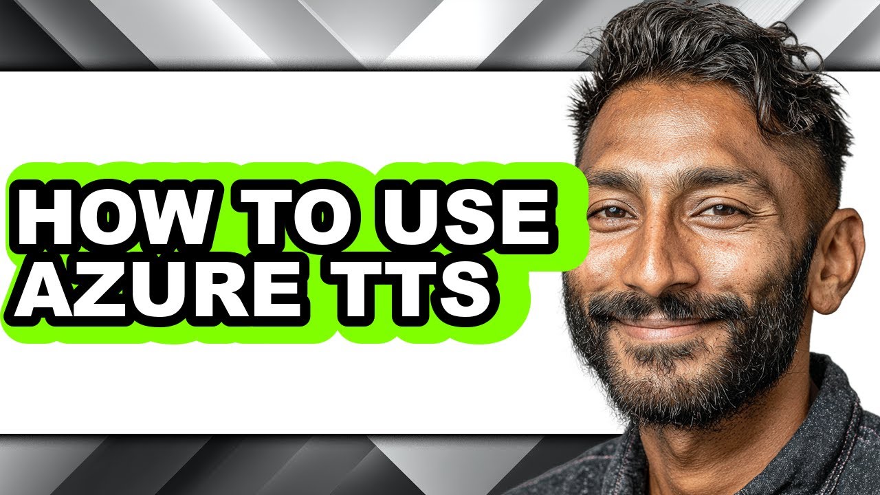 How to Use Azure Tts (easy Method) - YouTube