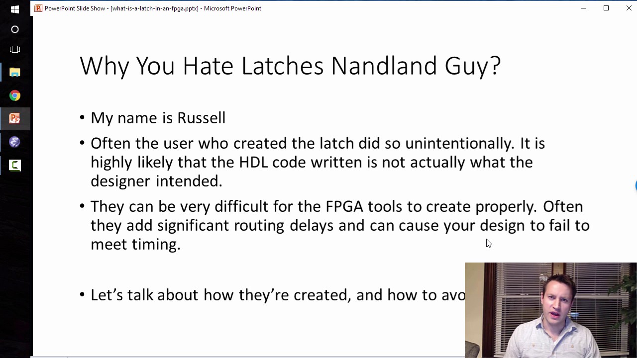What is a Latch in an FPGA? - YouTube