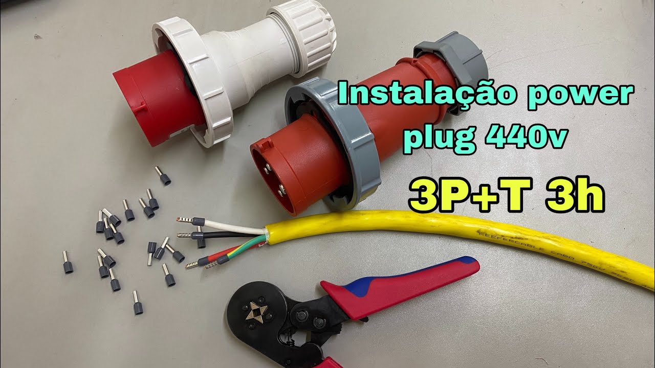 INSTALAÇÃO POWER PLUG 3P+T 3h - YouTube